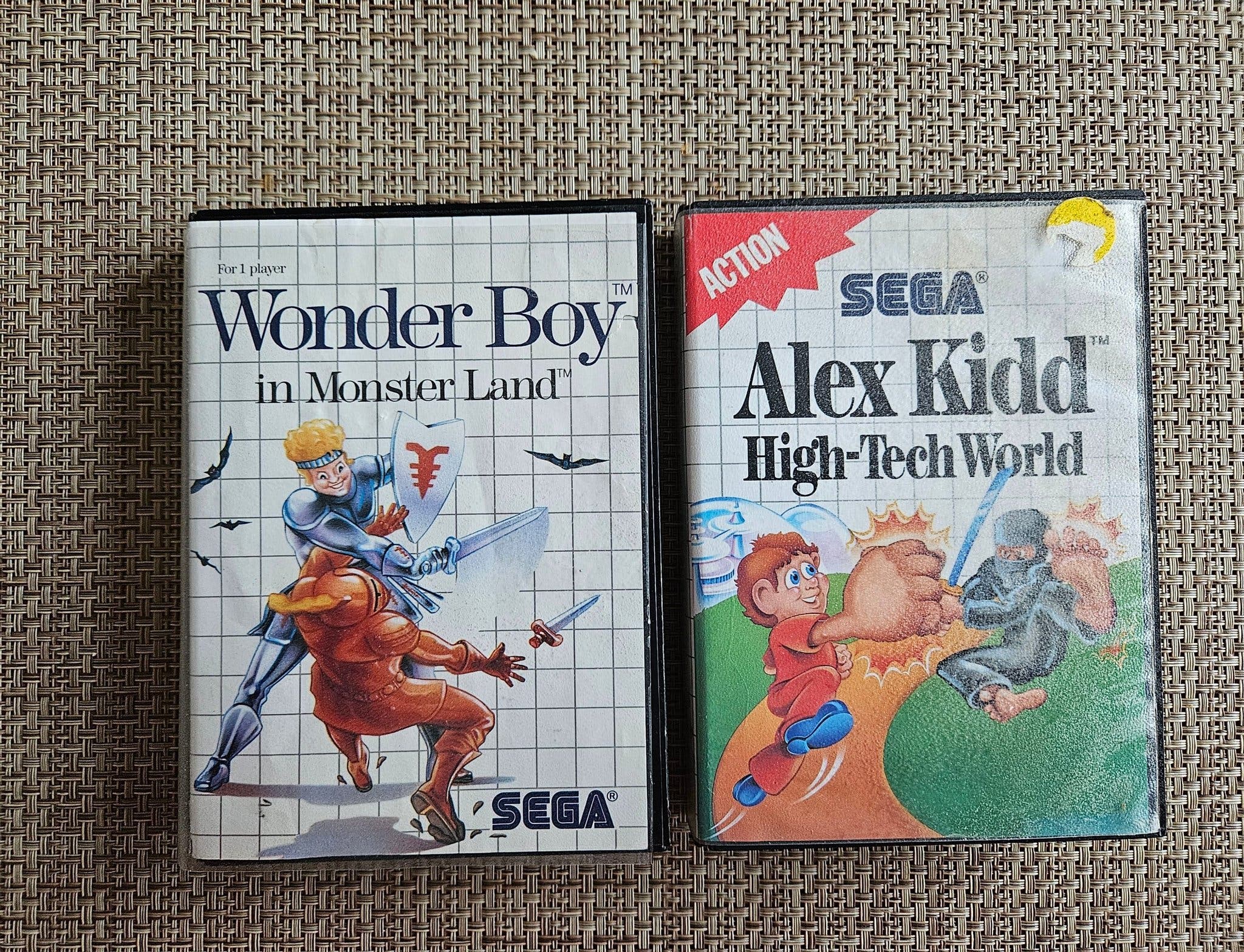 Wonder Boy in Monster Land & Alex Kidd High-Tec.. | Köp på Tradera ...