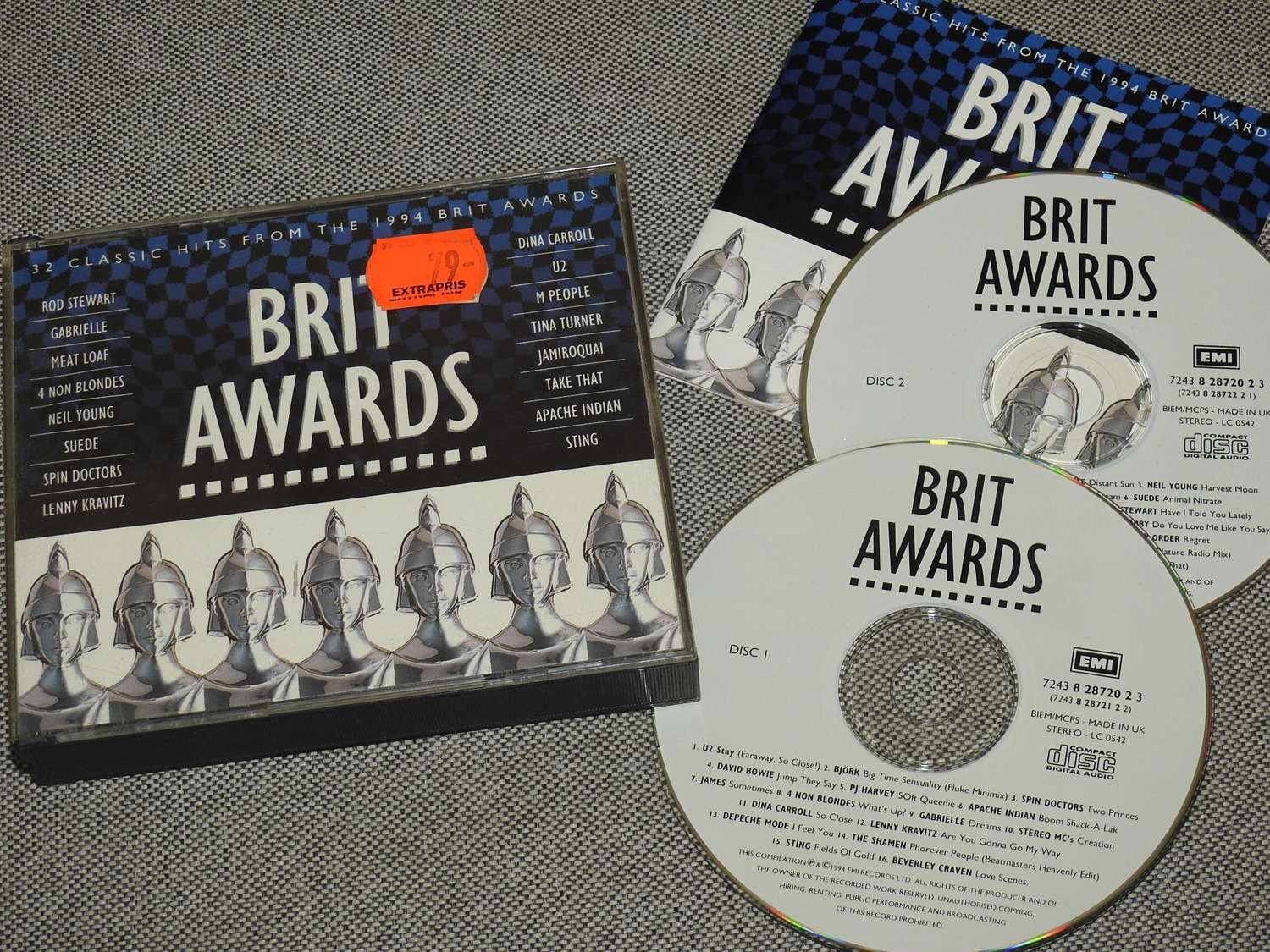 The Brit Awards 1994 CD Suede U2 Sting Take Tha.. | Köp på Tradera ...