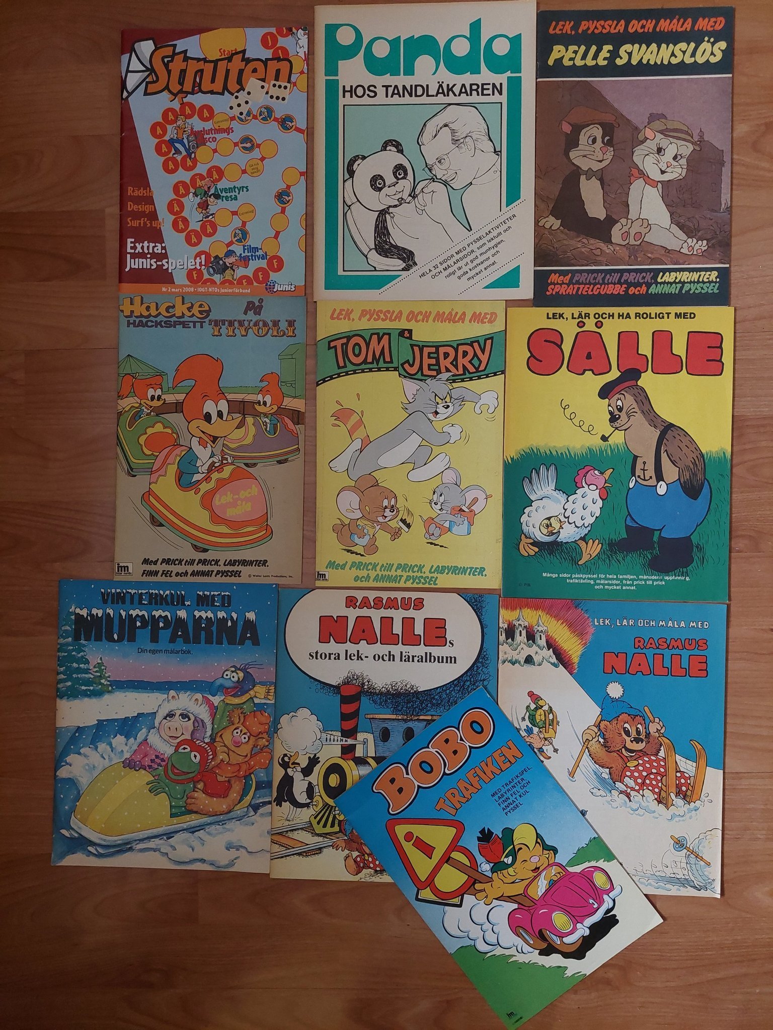 10st Pysseltidningar - Panda / Pelle / Hacke / .. | Köp på Tradera ...