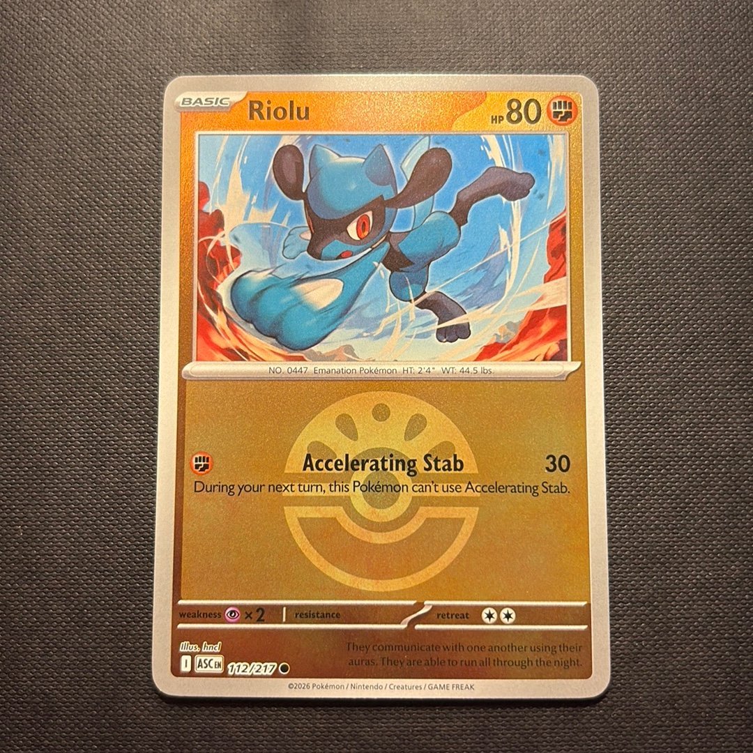Riolu 112/217 Ascended Heroes Pokemonkort | Köp på Tradera (734479227)