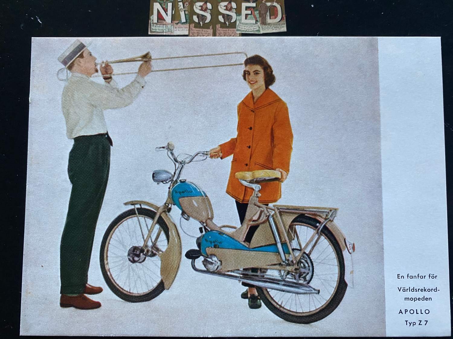 Reklamkort för mopeden Apollo T.. | Köp från nissed2018 på Tradera ...