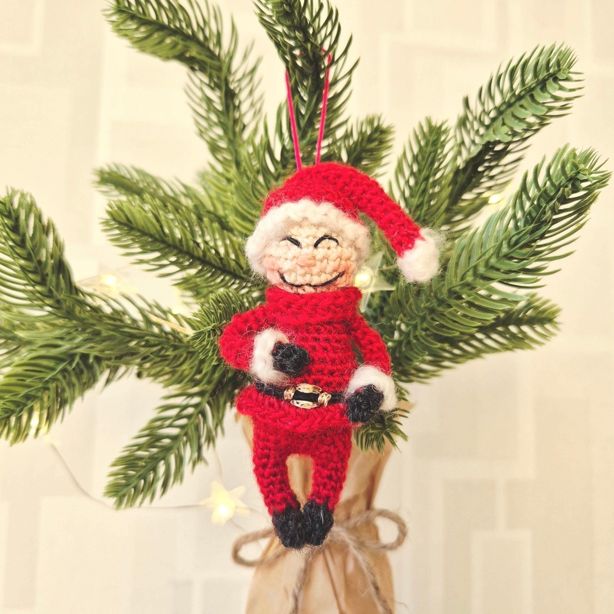 Virkad Tomtenisse Tomte Nisse Julpynt Advent Ju.. | Köp på Tradera ...