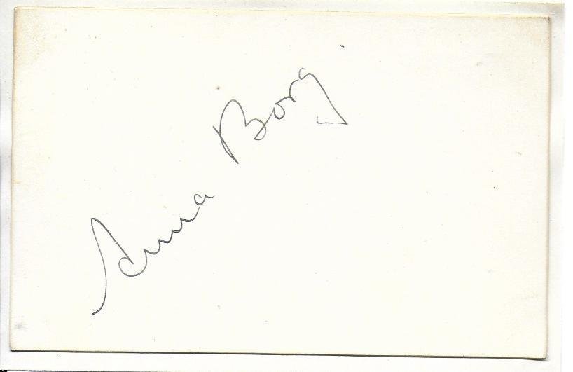 Se produkter som liknar Anna Borg - Skådespelerska på Tradera (598527902)