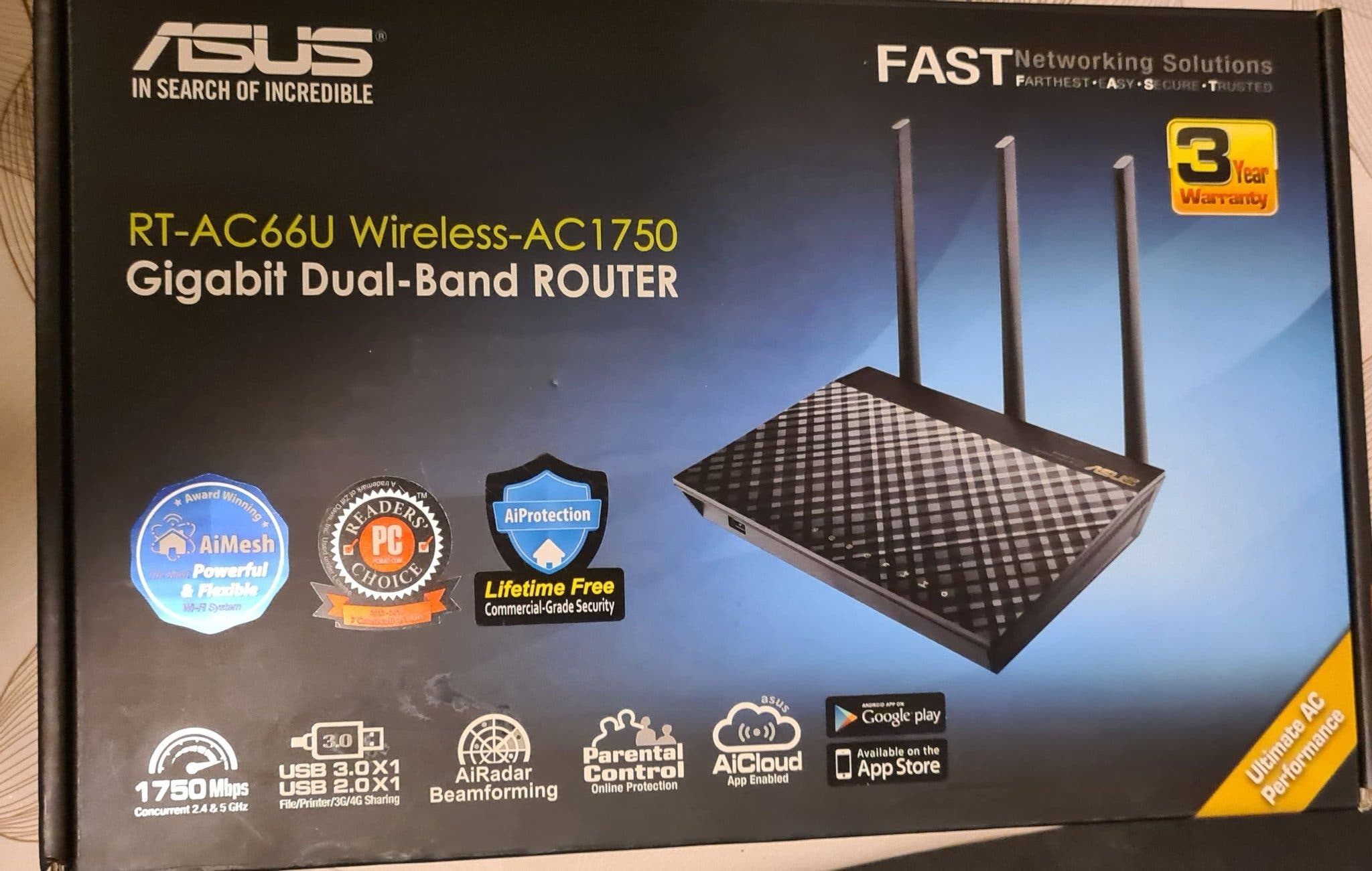 ASUS RT-AC66U Trådlös Router | Köp på Tradera (699207617)