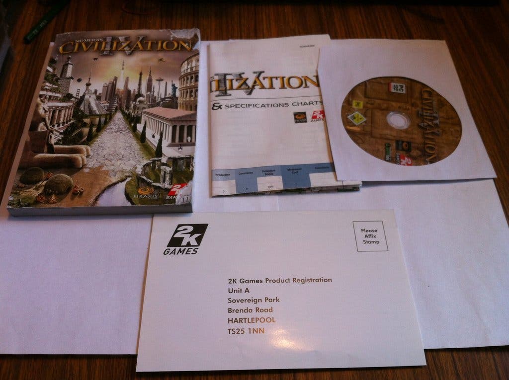 PC: Civilization IV (Manual, Chart och skiva | Köp på Tradera (342480676)