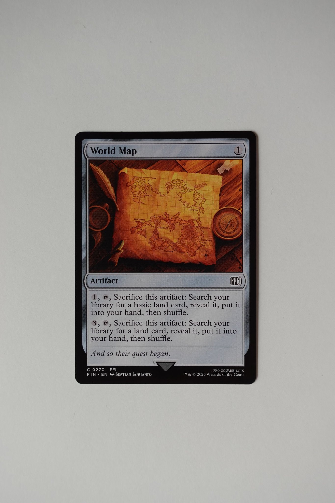 World Map - Magic The Gathering (Final Fantasy) | Köp på Tradera ...