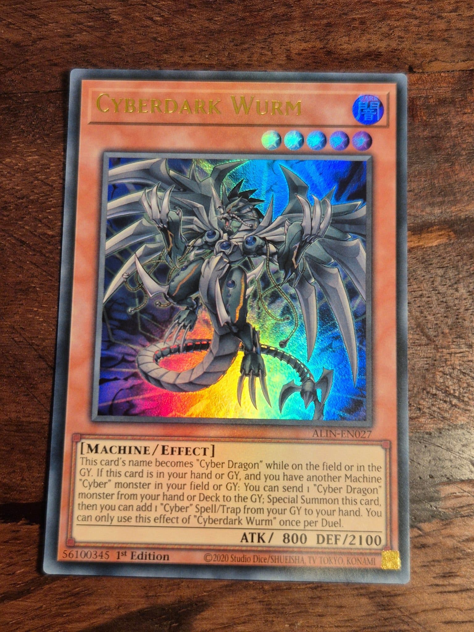 Se produkter som liknar Cyberdark Wurm - Yu-Gi-Oh! Kort på Tradera ...