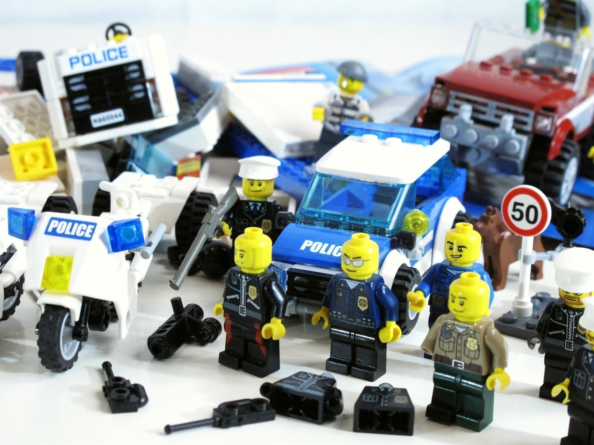 LEGO CITY POLIS 7288 4436 60007 60041 4897 6324.. (364185242) ᐈ Köp på ...