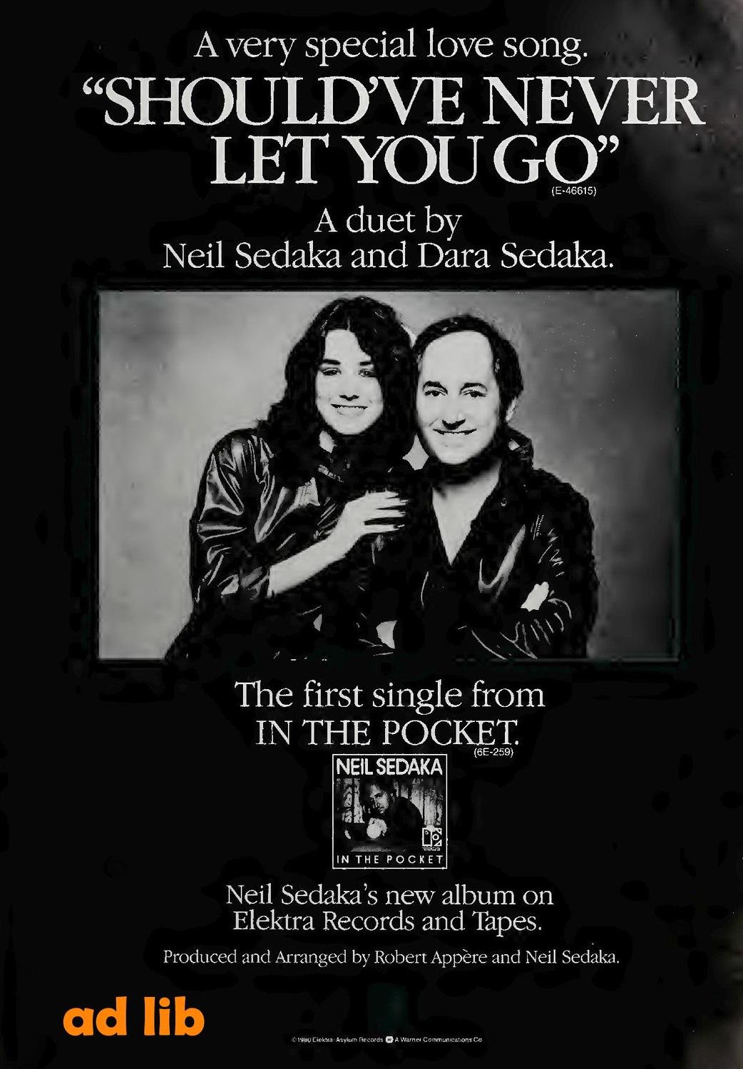 NEIL SEDAKA AND DARA SEDAKA - SHOULD'VE NEVER L.. | Köp på Tradera ...