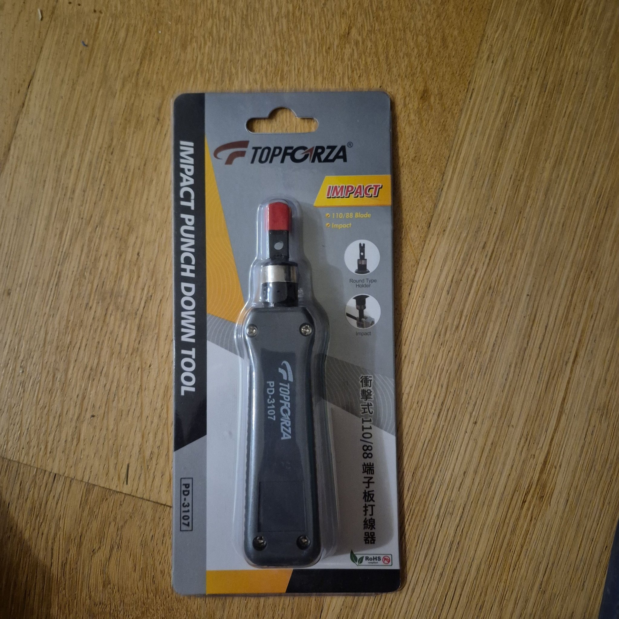 TOPFORZA Impact Punch Down Tool PD-3107 | Köp på Tradera (700889490)