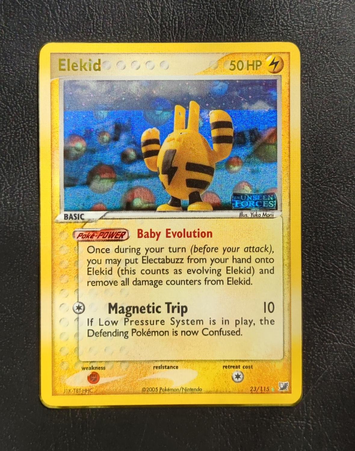 Elekid 23/115 Reverse Holo Stamped EX Unseen Fo.. | Köp på Tradera ...