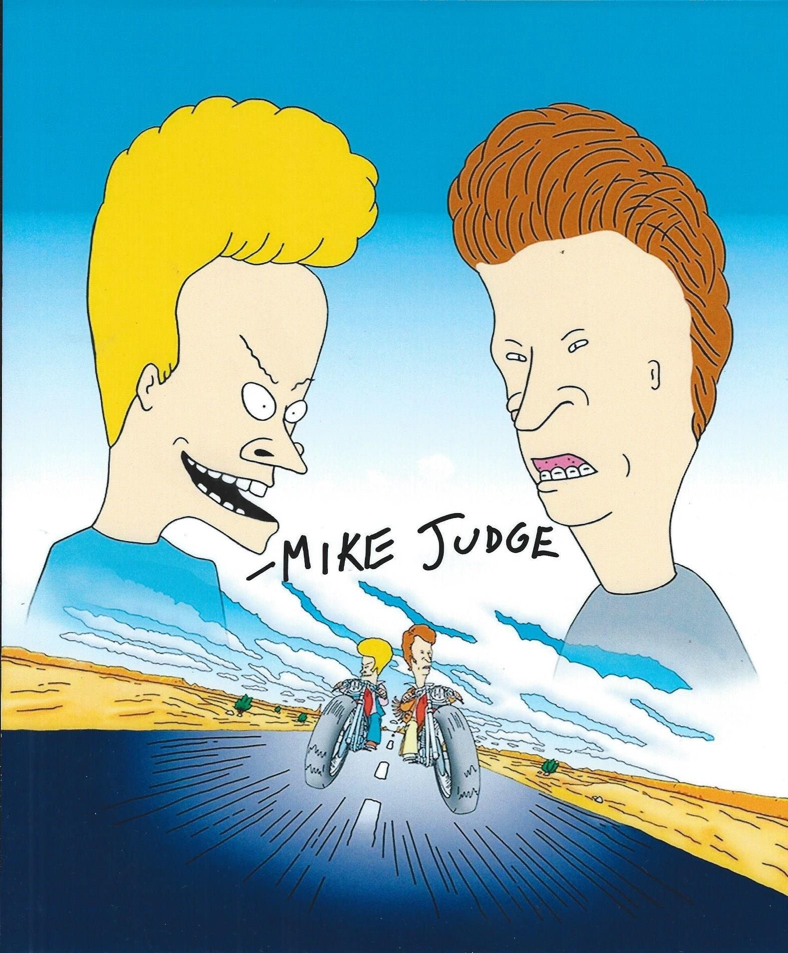 Äkta Autograf - Mike Judge, Beavis and Butt-Hea.. | Köp på Tradera ...