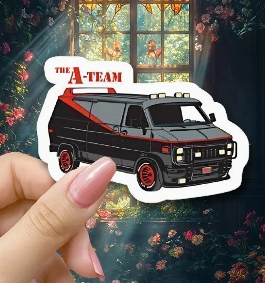 The A-Team Sticker 8 x 5 cm New | Köp på Tradera (734428339)