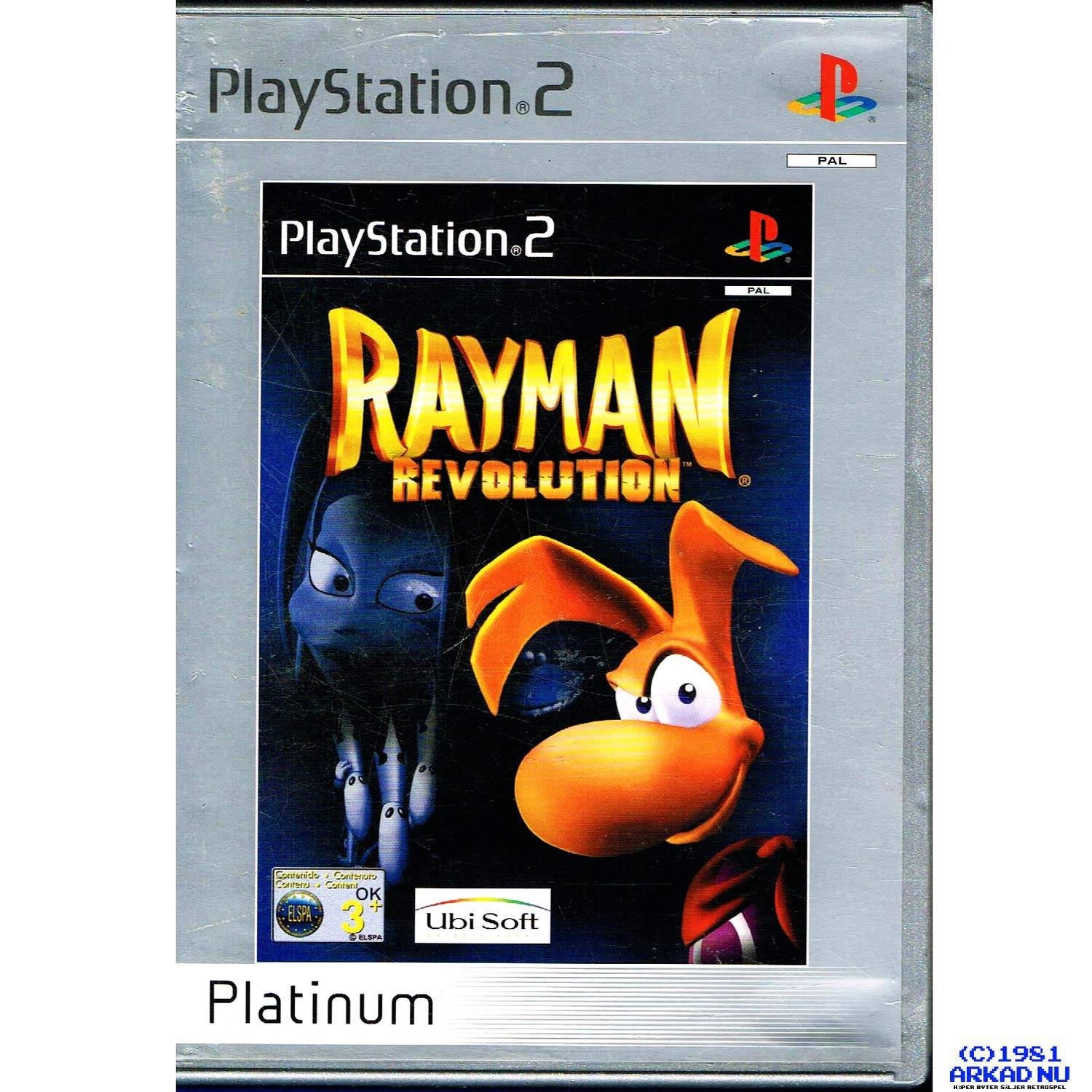 RAYMAN REVOLUTION PS2 MED RAYMAN 3.. | Köp från arkadnu på Tradera ...