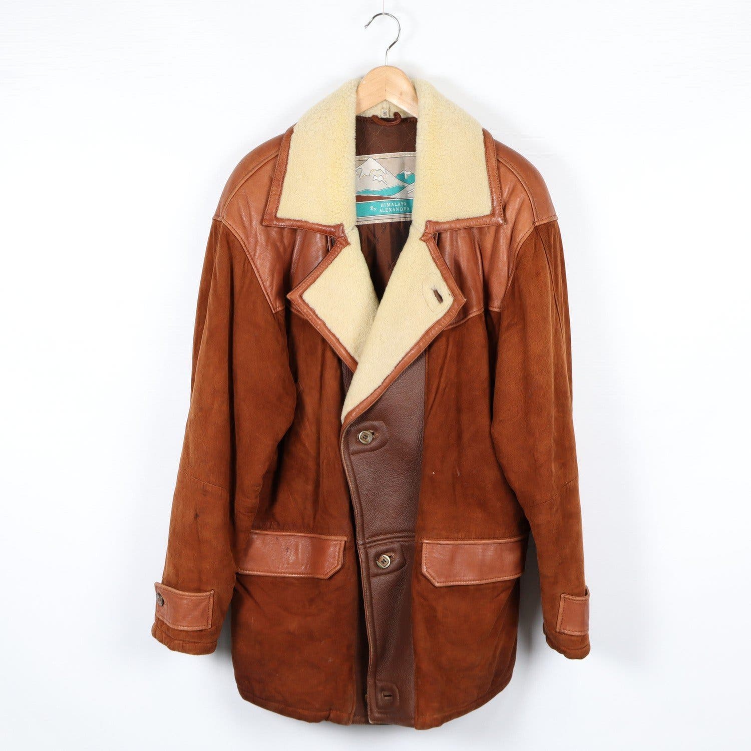 Vintage shearling rock kappa jacka Himalaya By .. | Köp på Tradera ...