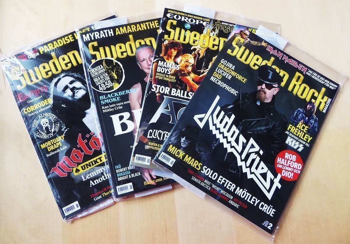 Se produkter som liknar Sweden Rock Magazine 4 nummer.. på Tradera ...