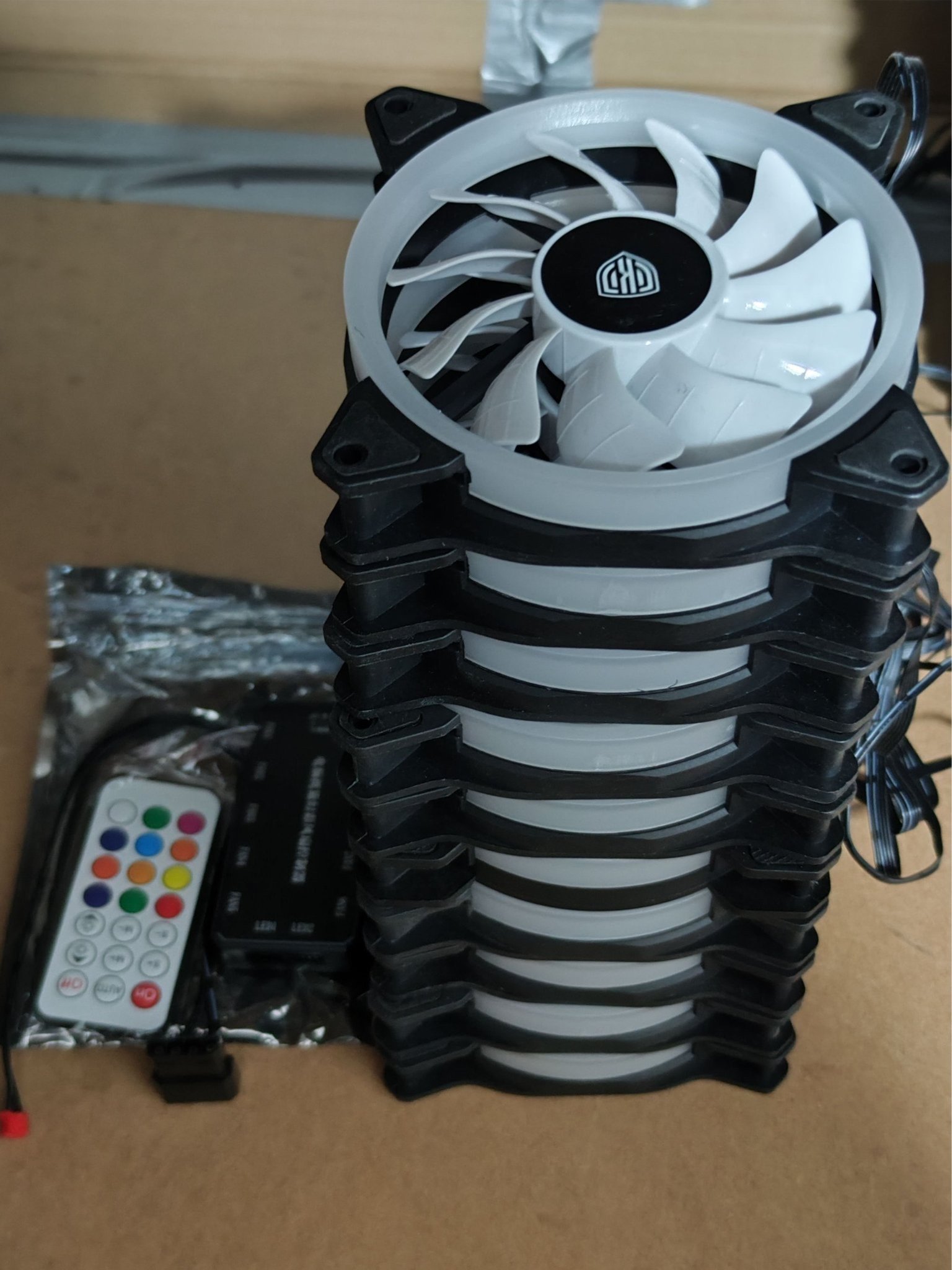 10x kolink 120mm rgb fans + c.. | Köp från cheap_gaming på Tradera ...
