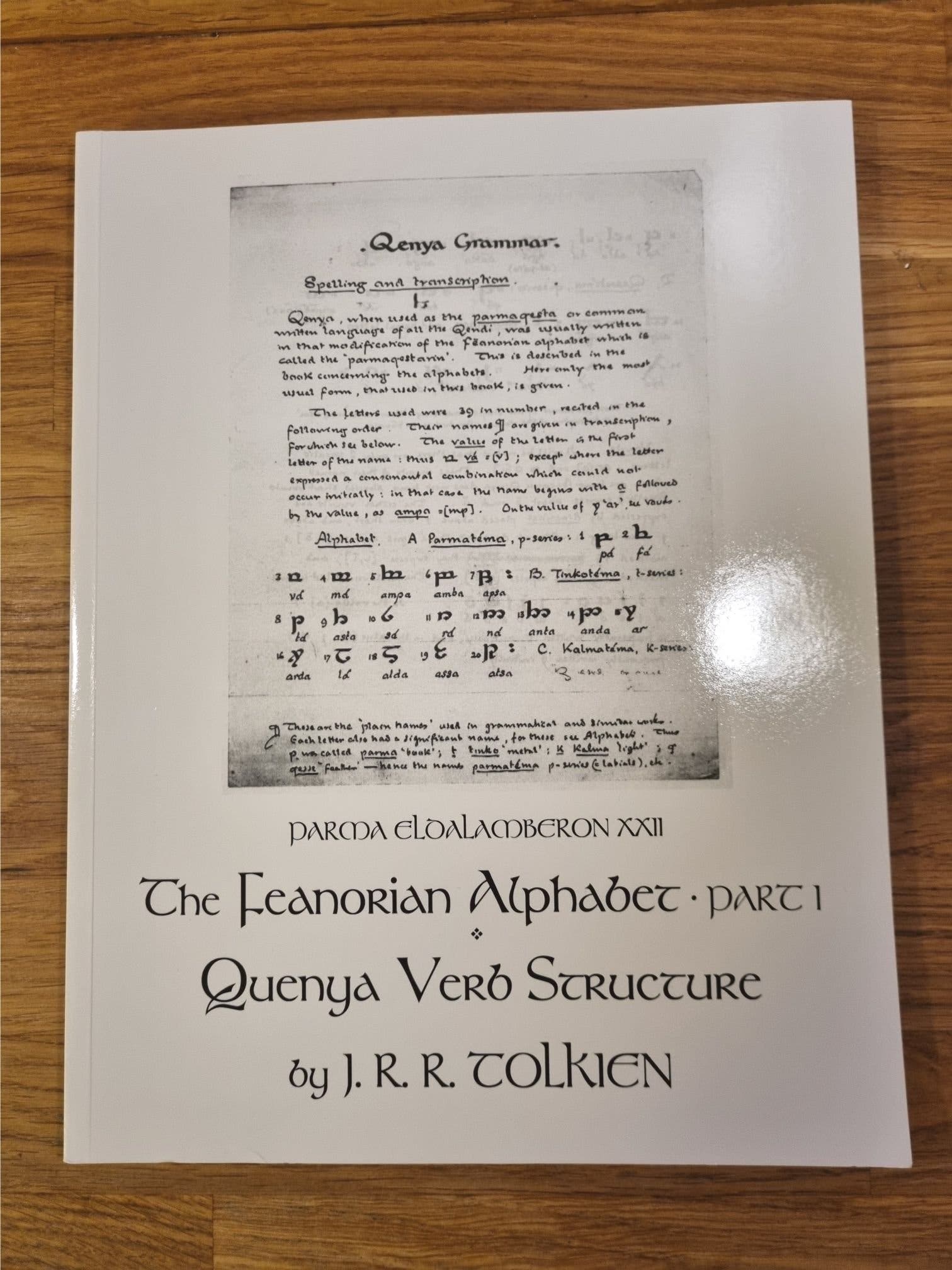 Quenya Verb Structure by J.R.R. Tolkien, Parma .. | Köp på Tradera ...