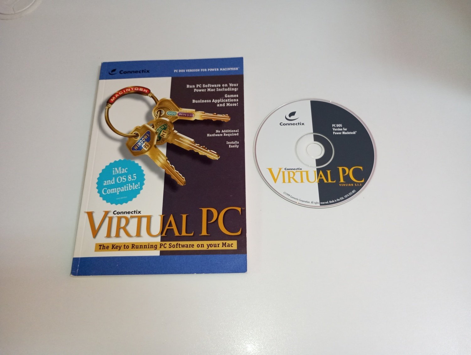 Connectix Virtual PC version 2.1.2 med DOS Maci.. | Köp på Tradera ...