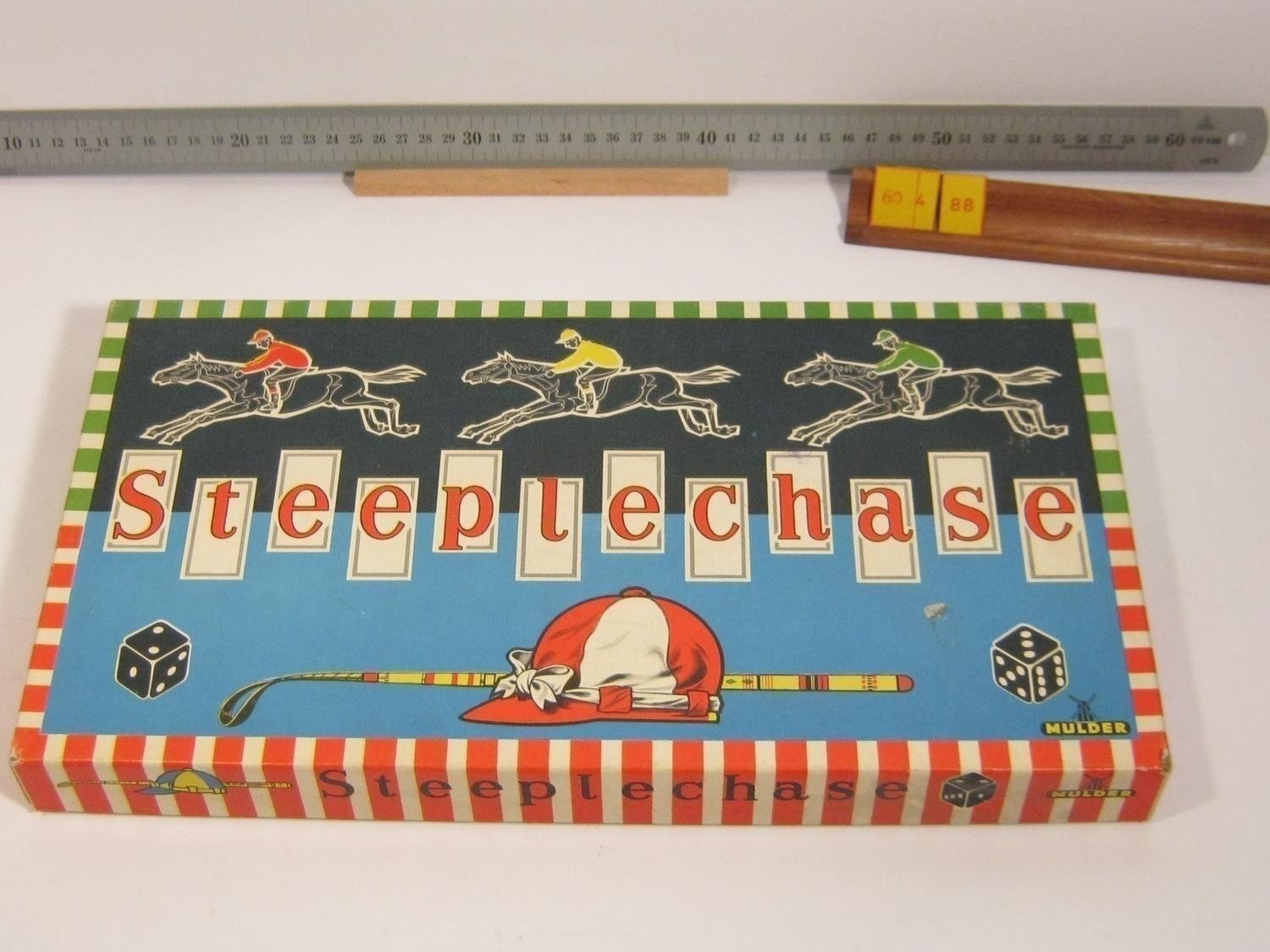 Steeplechase, gammalt Mulder spel, Komplett i M.. | Köp på Tradera ...
