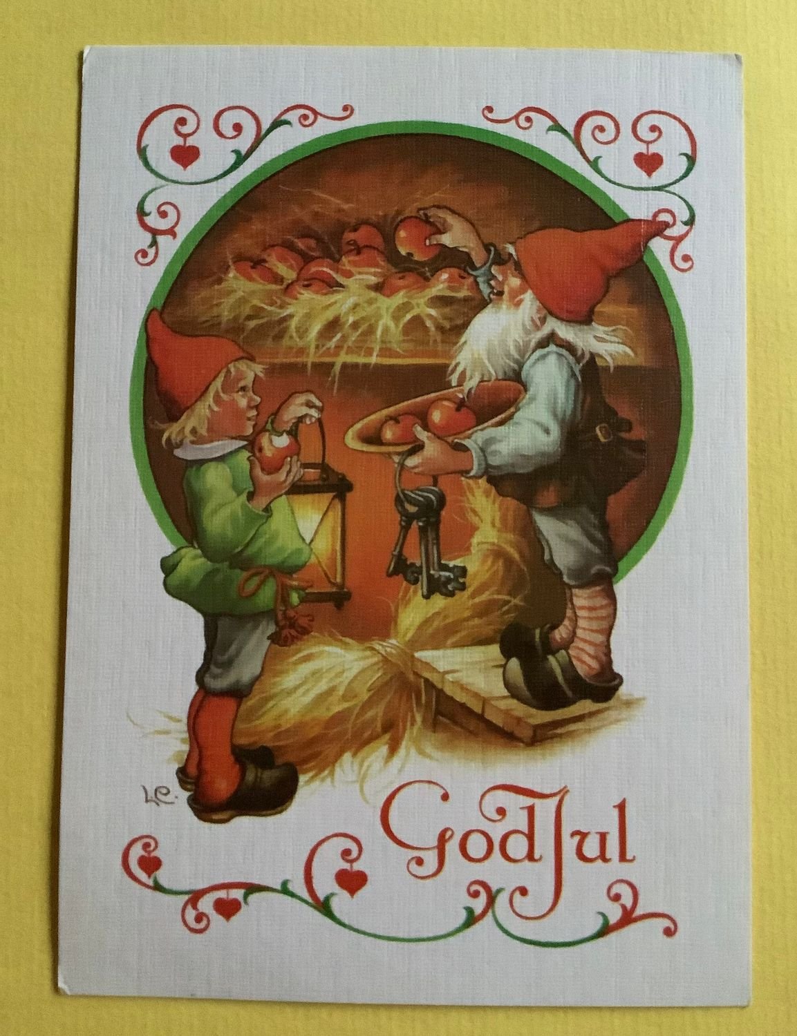 Julkort Tomtar God Jul LC Lars Carlsson | Köp på Tradera (618609544)