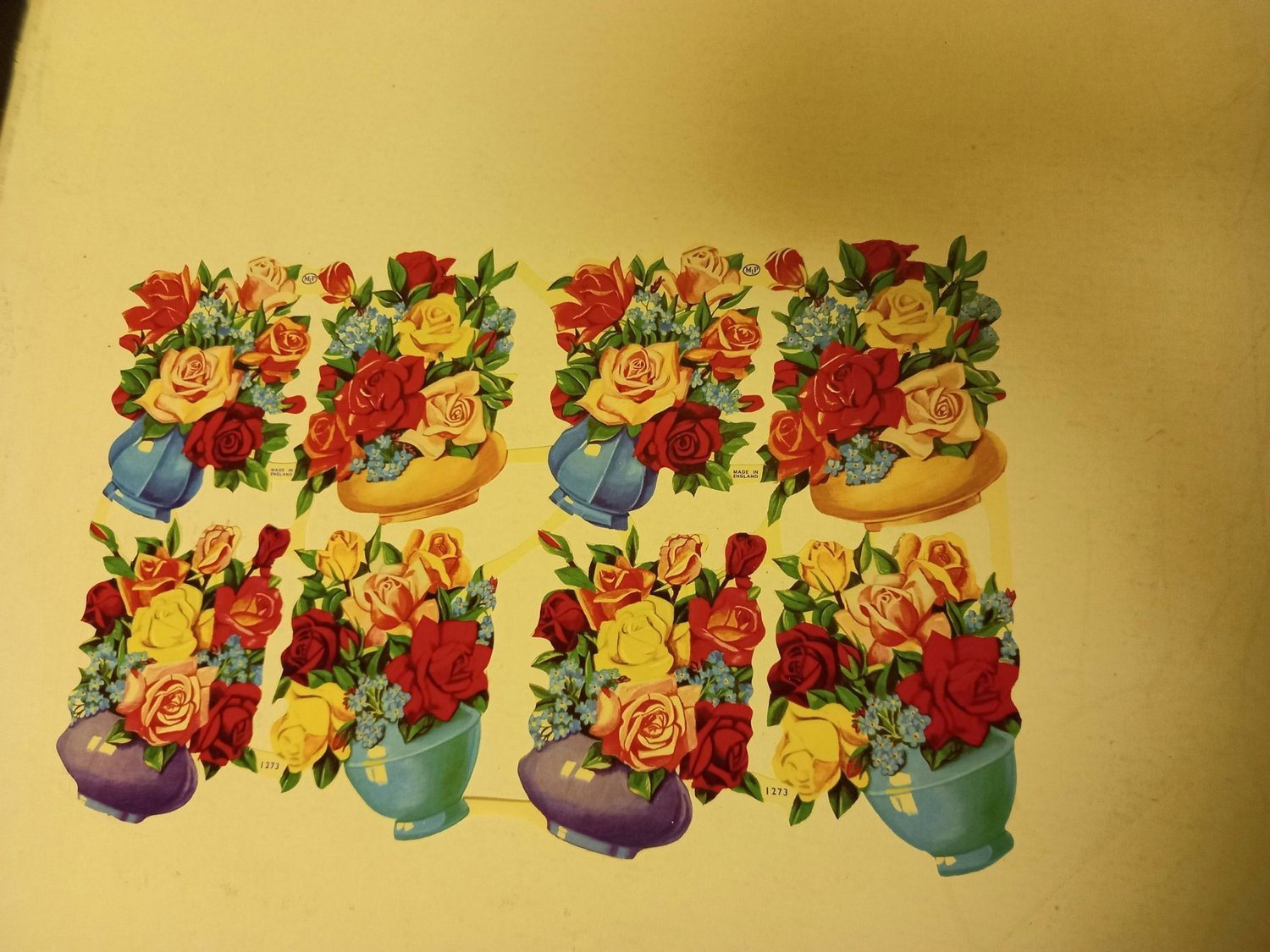 Retro Vintage MLP England 1273 helt ark bokmärk.. | Köp på Tradera ...