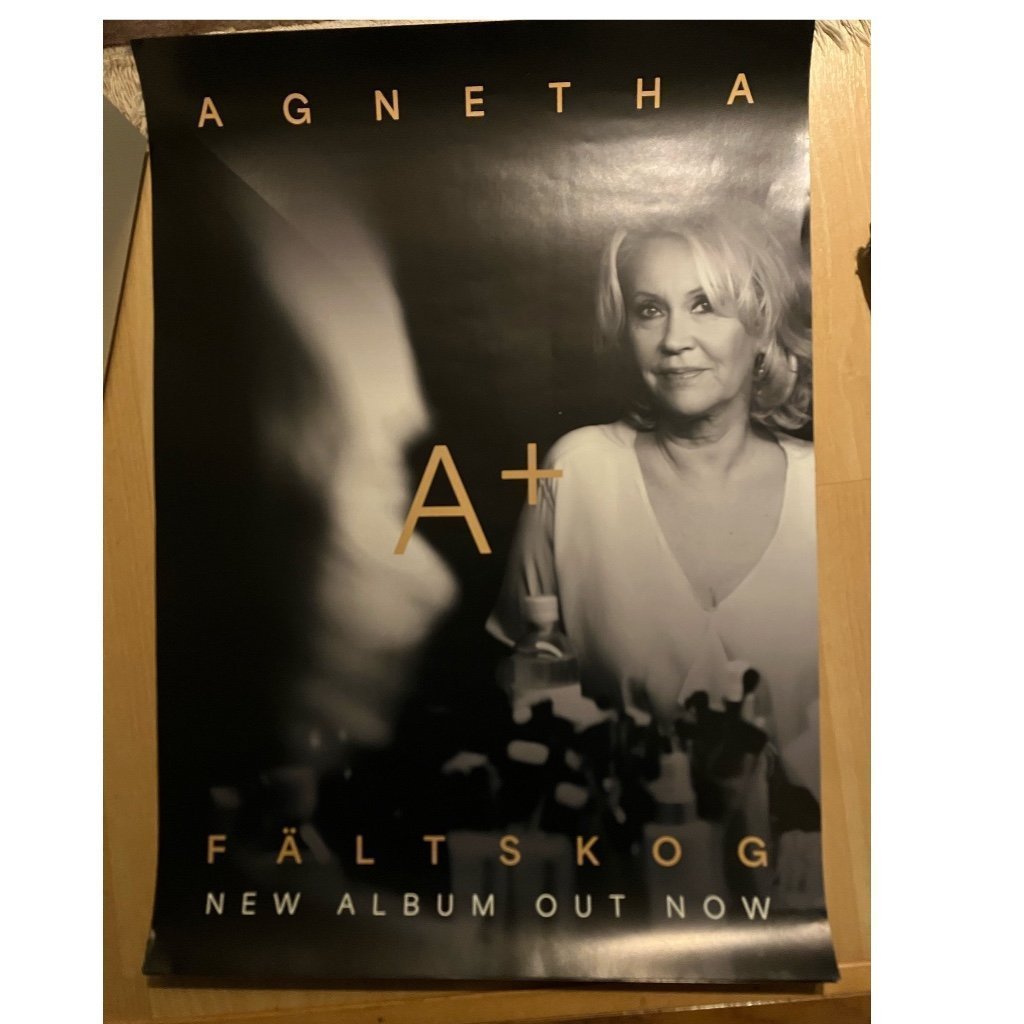 AGNETHA FÄLTSKOG - A+ - PROMO POSTER - 50 X 70 .. | Köp på Tradera ...