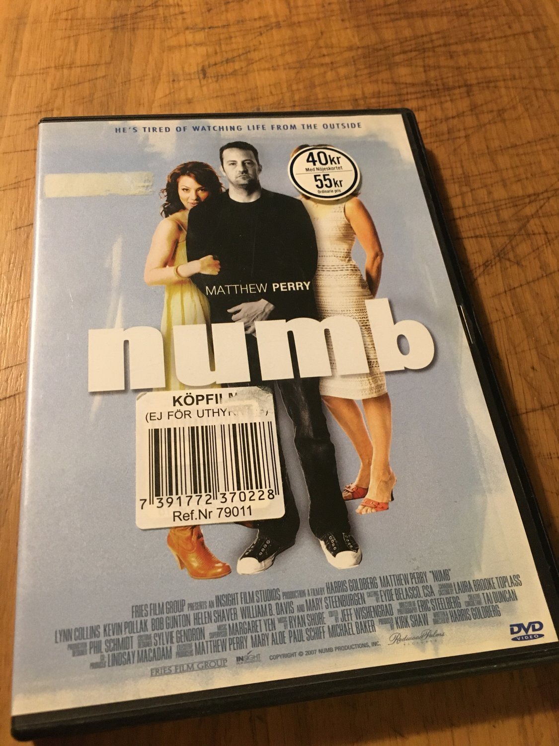 Numb - Matthew Perry - DVD | Köp på Tradera (647269555)
