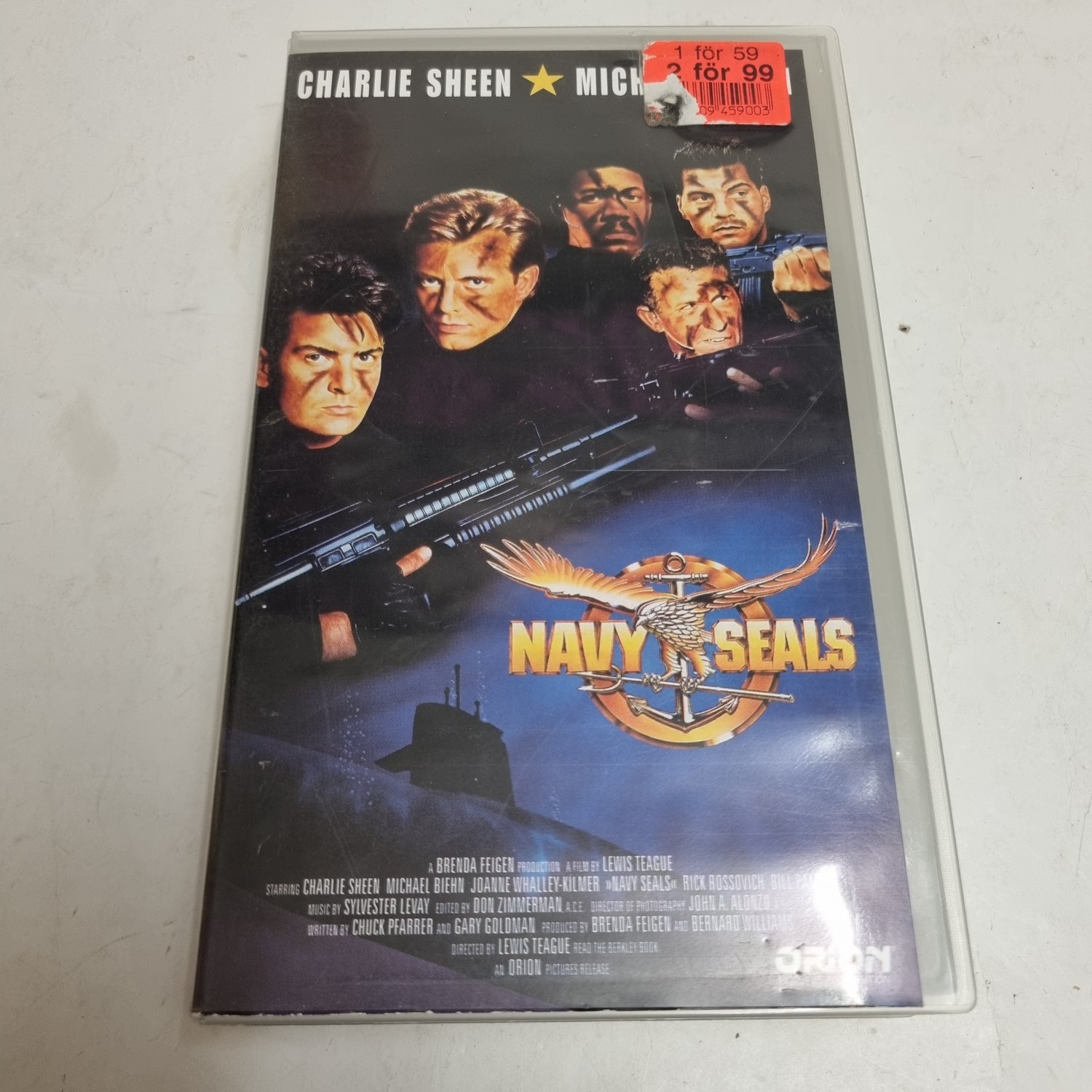 Navy Seals Charlie Sheen VHS .. | Köp från Askers_grums på Tradera ...