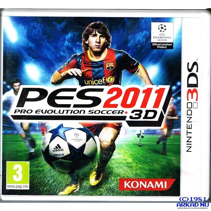PRO EVOLUTION SOCCER PES 2011 3DS | Köp från arkadnu på Tradera (647653368)