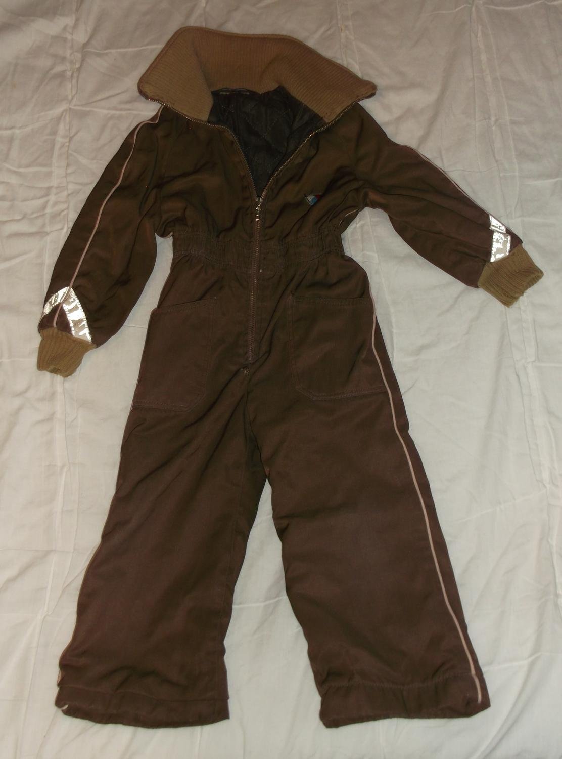 Barn Overall Brun storlek 98 Bävernylon Barnove.. | Köp på Tradera ...