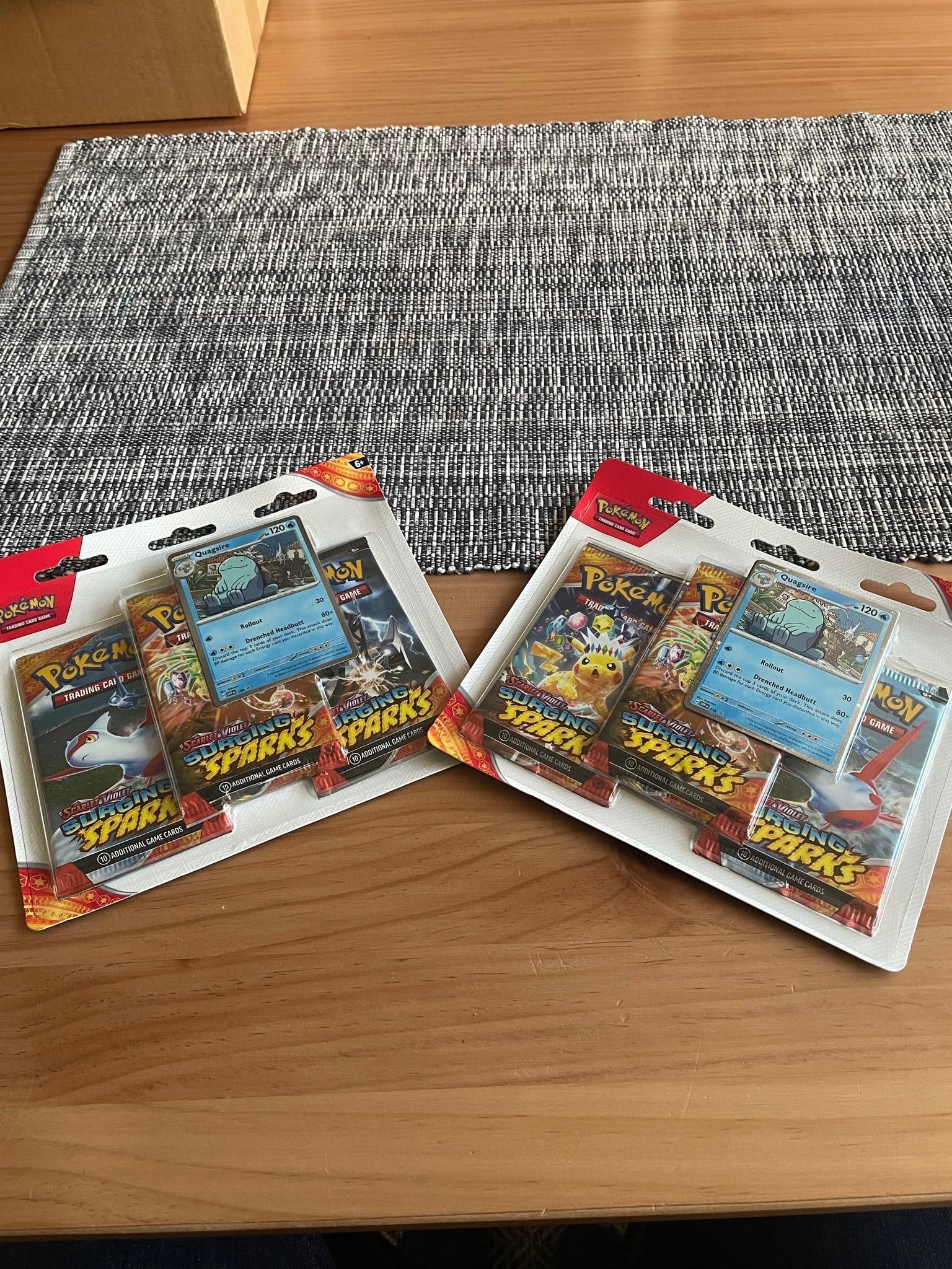 Pokemon SV8: Surging Sparks - 3 pack Blister Bo.. | Köp på Tradera ...