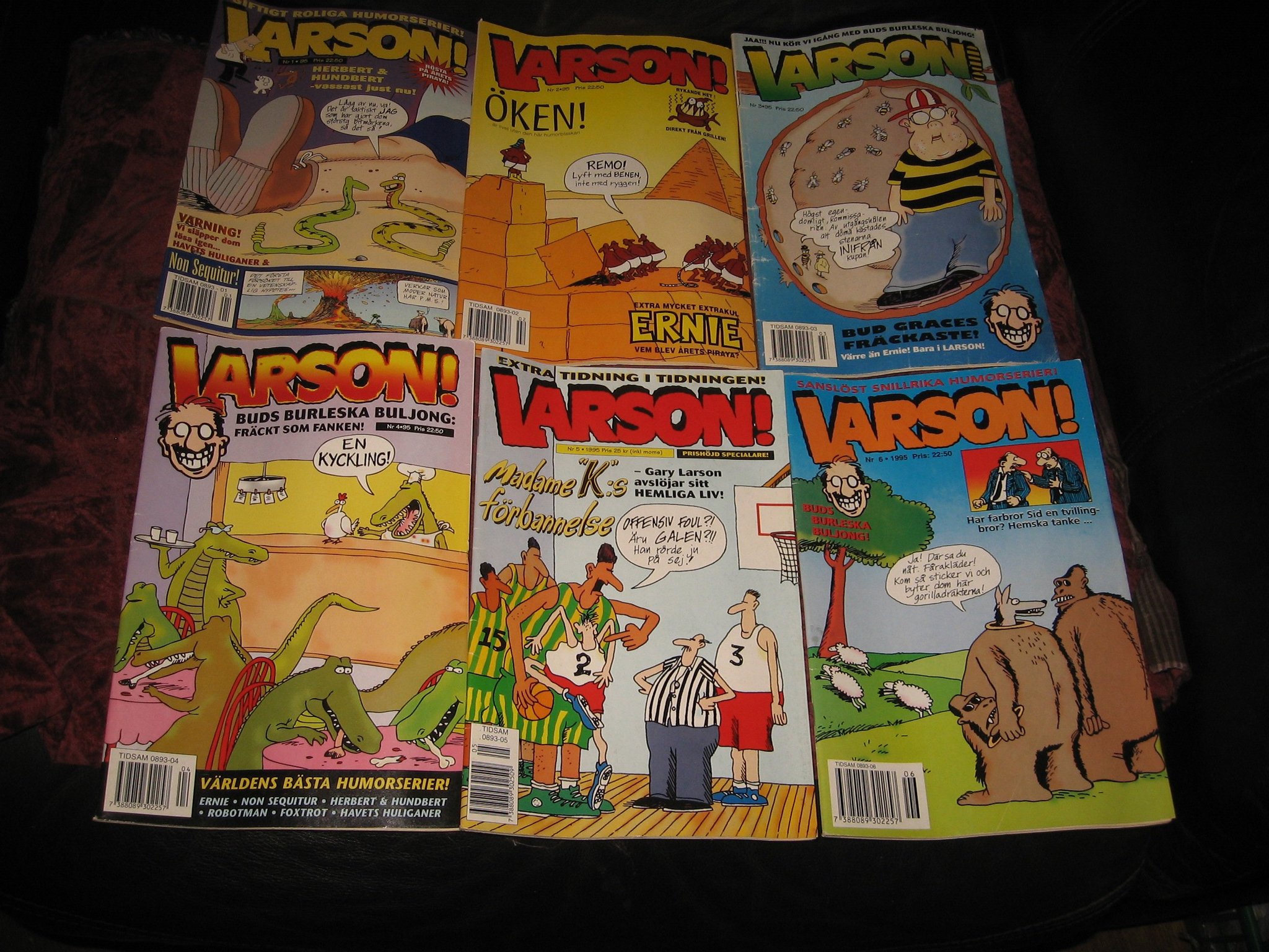 6 ST LARSON SERIETIDNINGAR NR 1 +.. | Köp från ghost 64 på Tradera ...