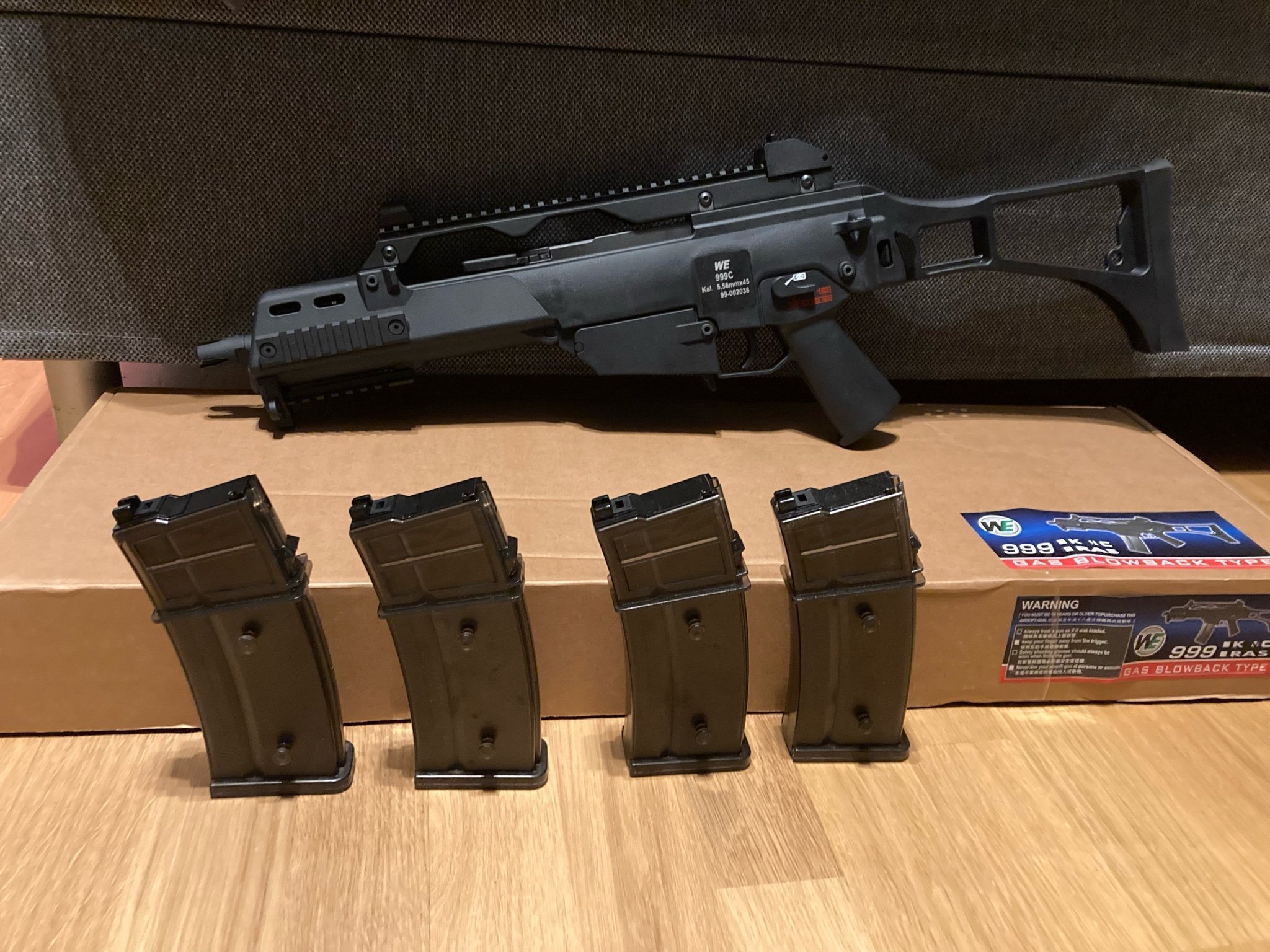 Se produkter som liknar WE G39 GBBR airsoft gevär på Tradera (629456982)