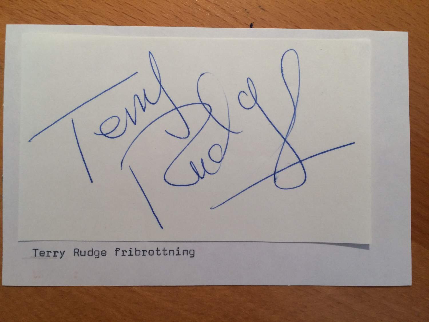 Terry Rudge - Fribrottare | Köp på Tradera (692301945)