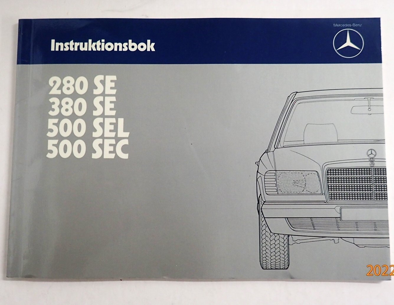 Instruktionsbok Mercedes-Benz W126 280 SE, 380 .. | Köp på Tradera ...