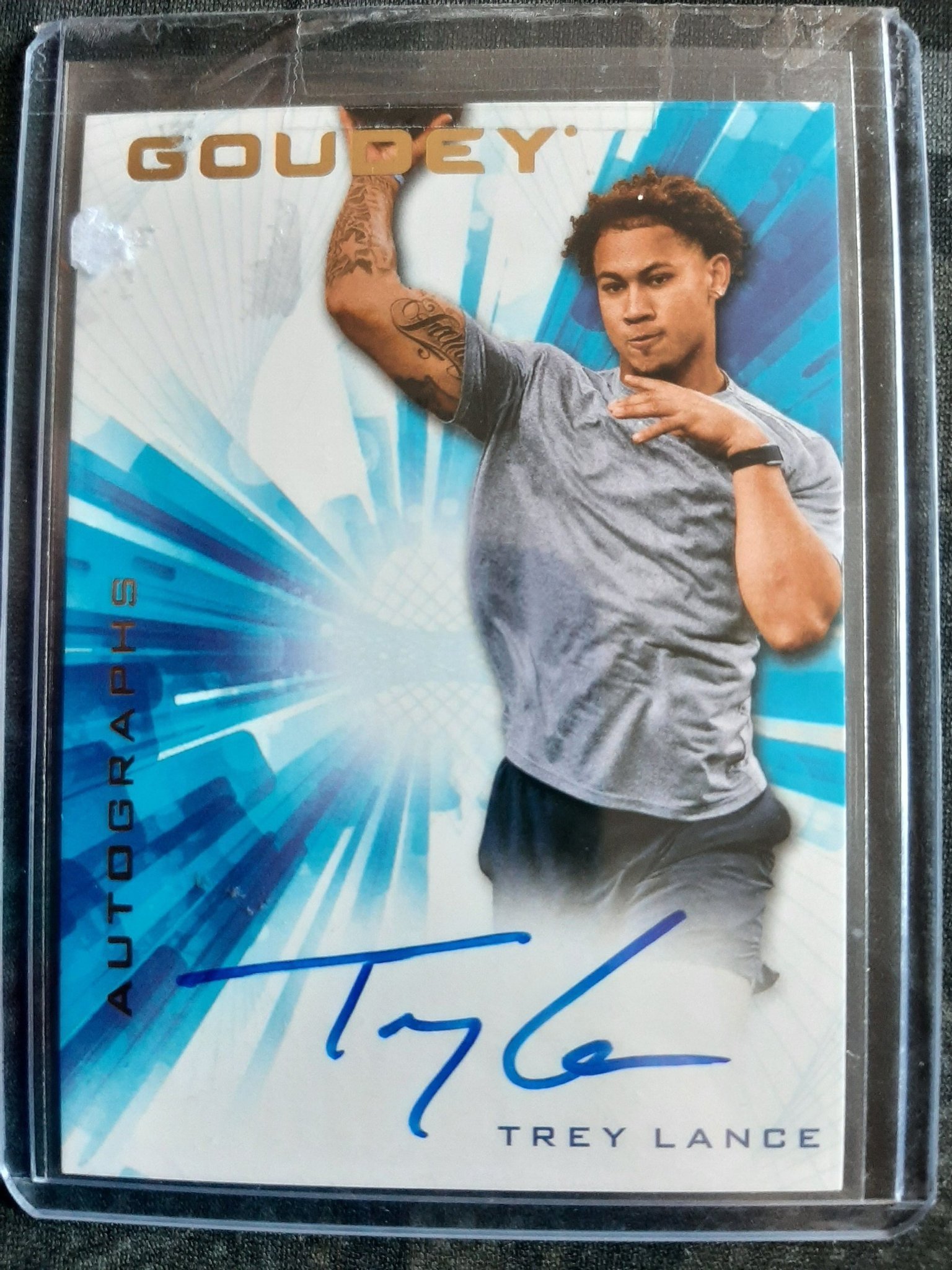 2021 Upper Deck Goodwin Champions Trey Lance Go.. | Köp på Tradera ...