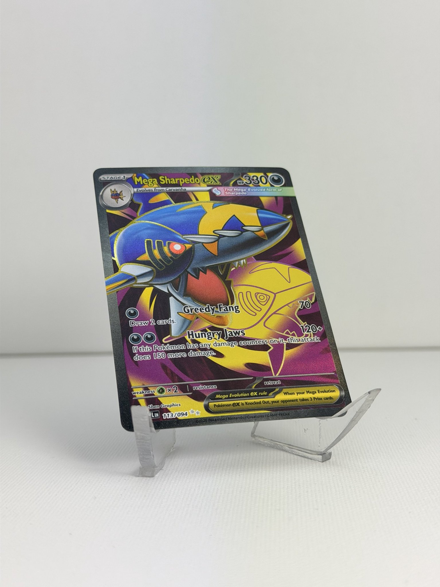 Mega Sharpedo EX • 113/94 • Phant.. | Köp från Conkimon på Tradera ...