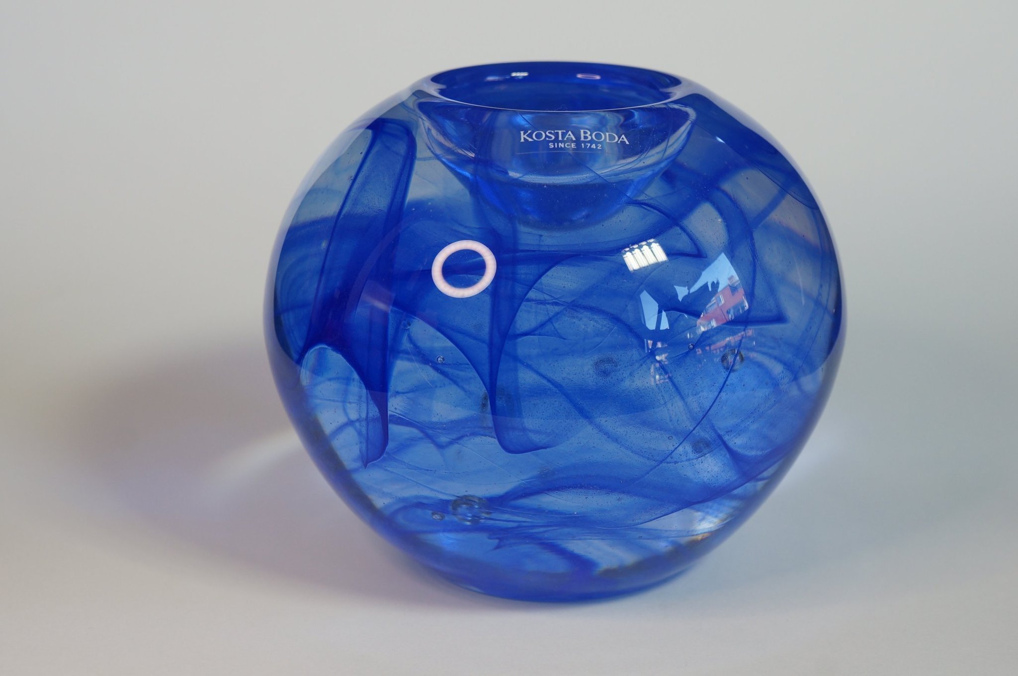 Exklusiv Kosta Boda "Blue Moon" Ljuslykta – Ann.. | Köp på Tradera ...