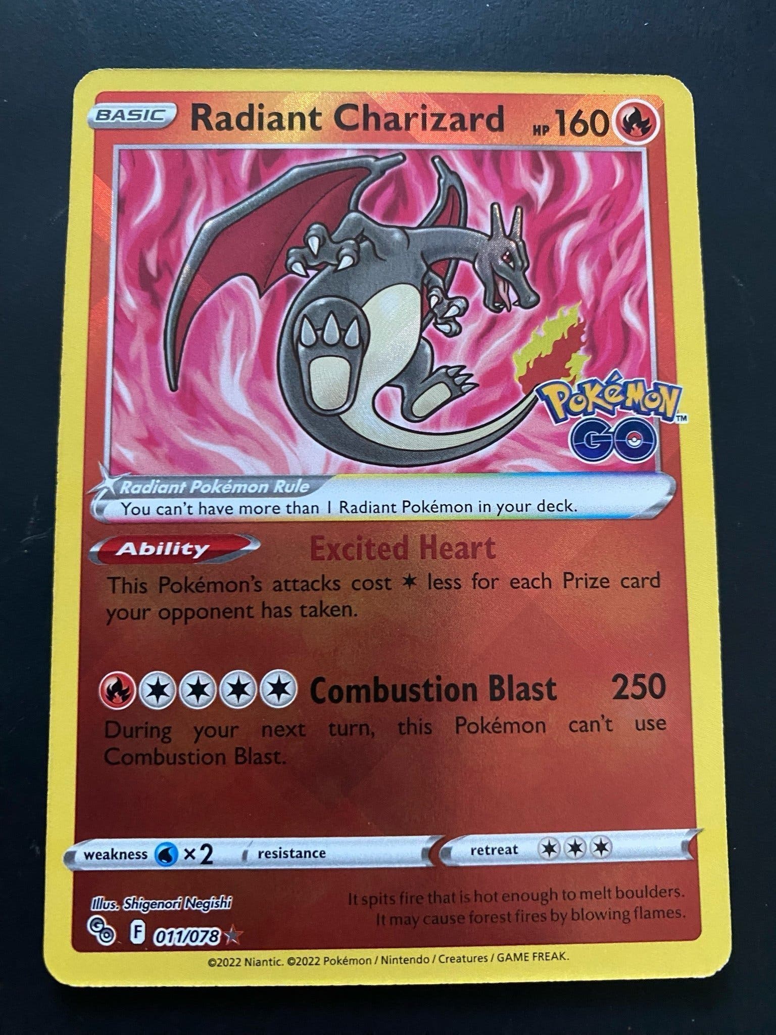 Radiant Charizard - 011/078 | Radiant Rare | Po.. | Köp på Tradera ...