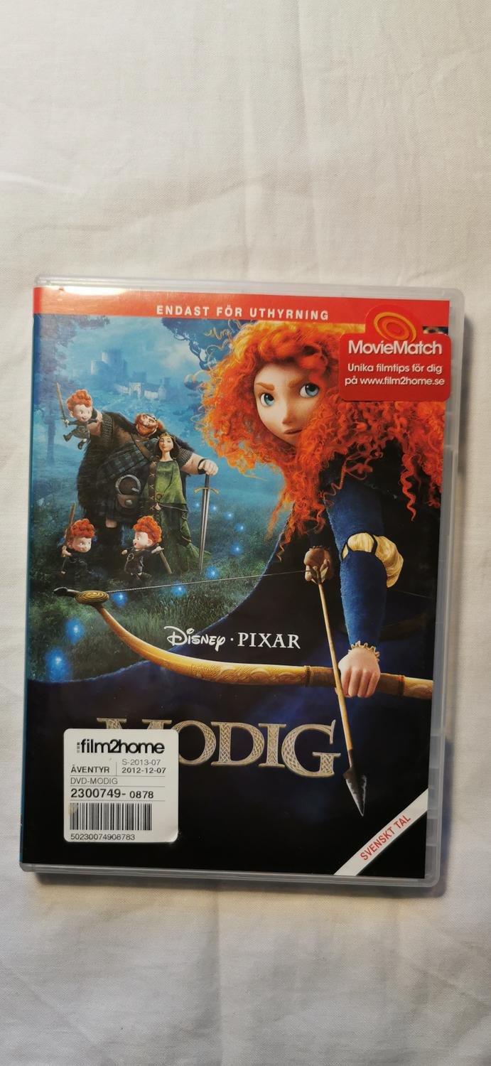 DVD-film: Modig (Disney, Pixar) | Köp från Blabom på Tradera (429324858)
