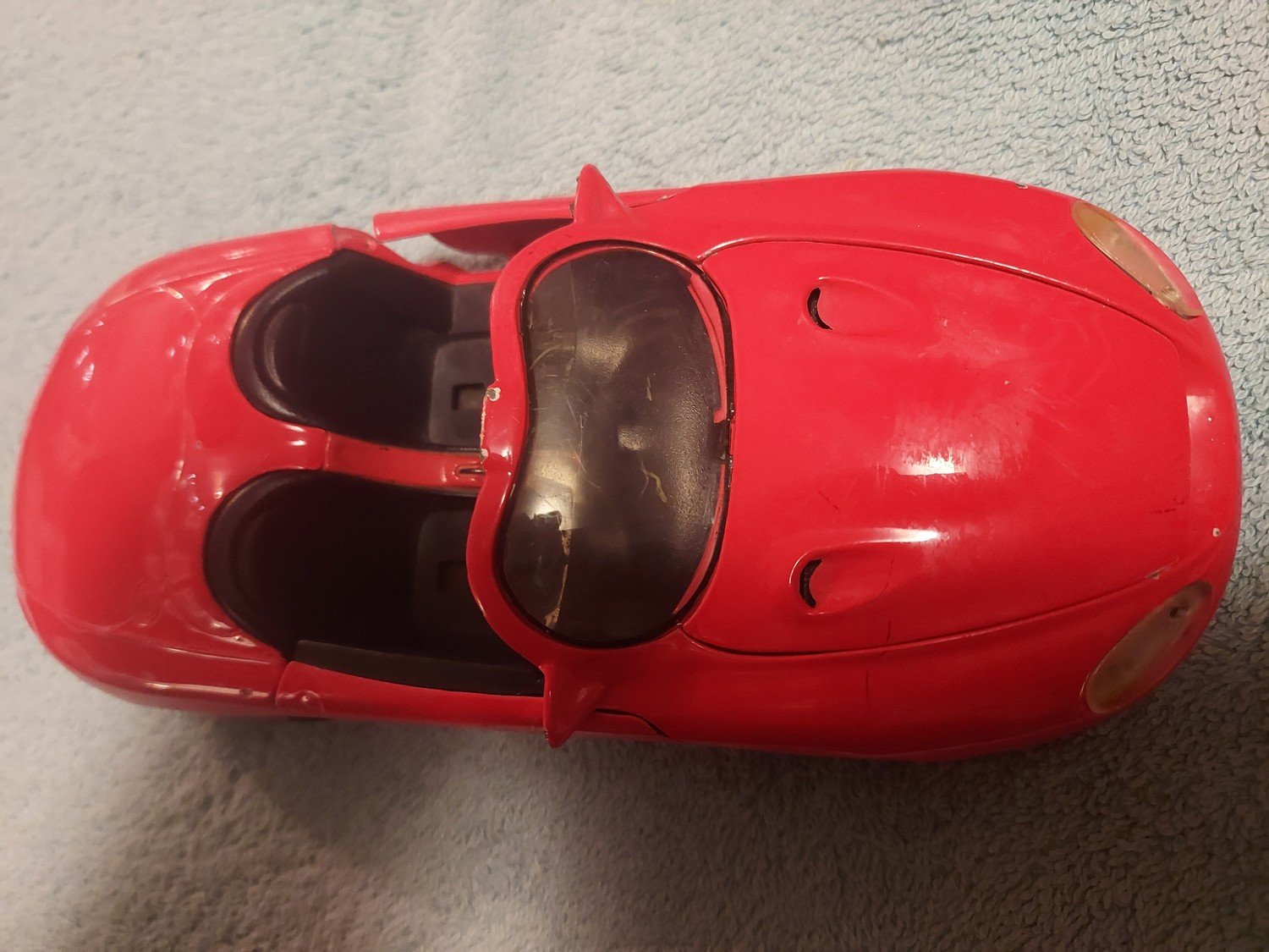 Leksaker Bil Mustang RÖD Plåt Längd 20 cm Höjd .. | Köp på Tradera ...