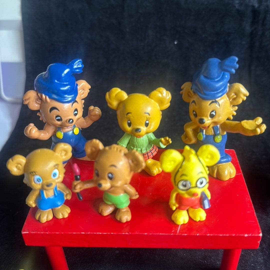 Stort Bamse-set med figurer och tillbehör | Köp på Tradera (732955333)
