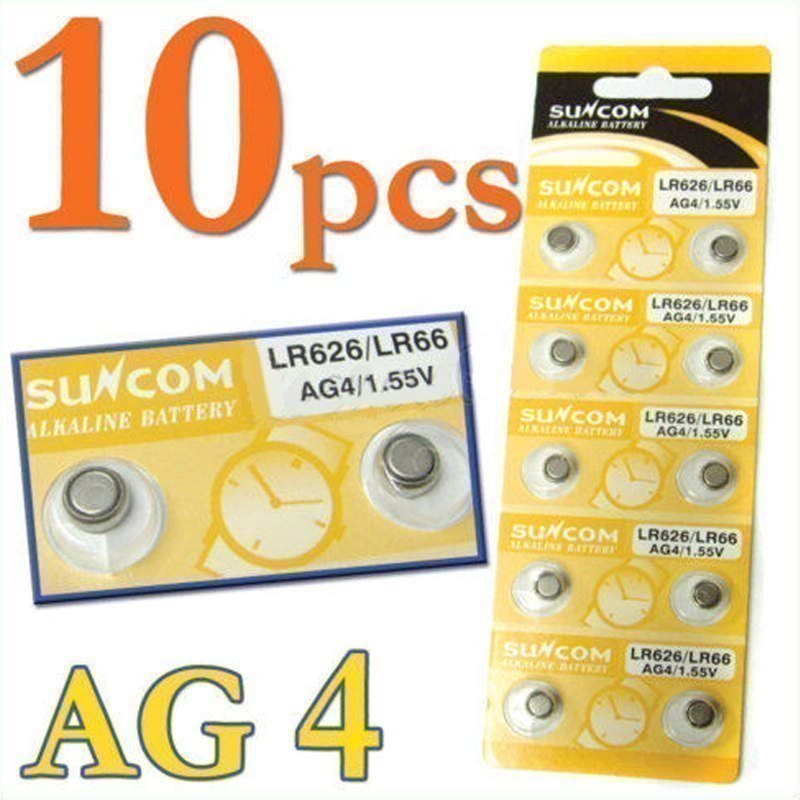 10 ST. NYA LR626 KLOCKBATTERIER LR626, LR66, AG.. (340898999) ᐈ Köp på ...
