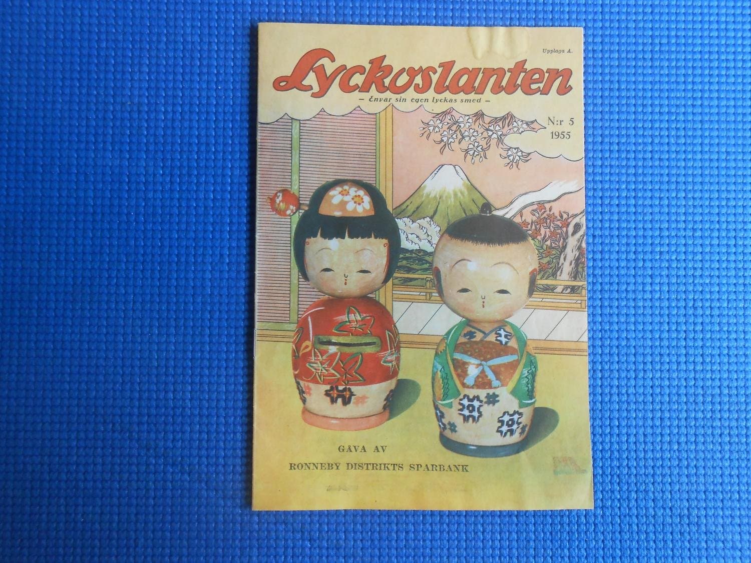 Lyckoslanten 5 1955 Kokeshi Japan Målare Sömmer.. | Köp på Tradera ...