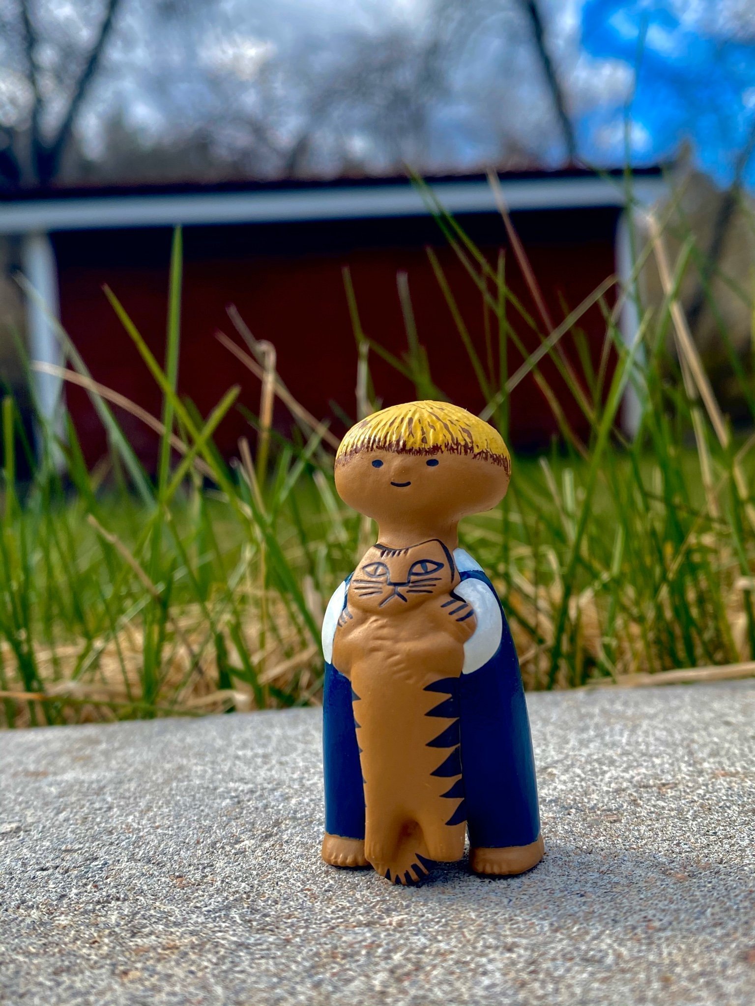 Lisa Larson Pelle med Katt miniatyr tillverkad .. | Köp på Tradera ...