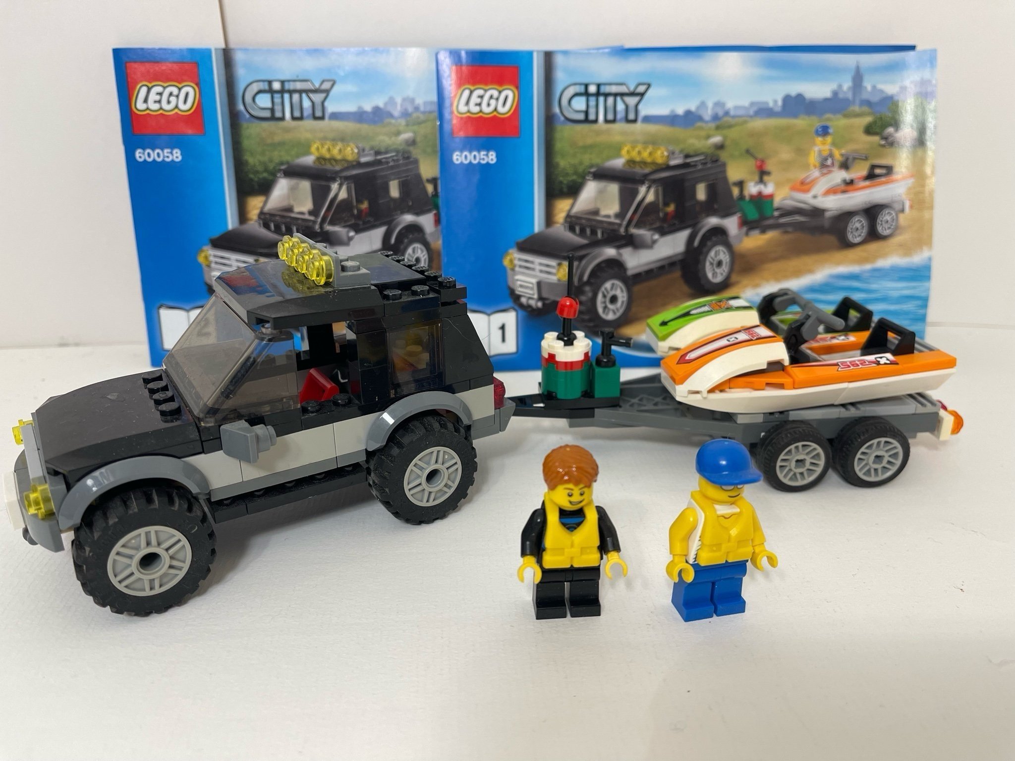 LEGO City SUV with Watercraft Set 60058 | Köp på Tradera (629329118)
