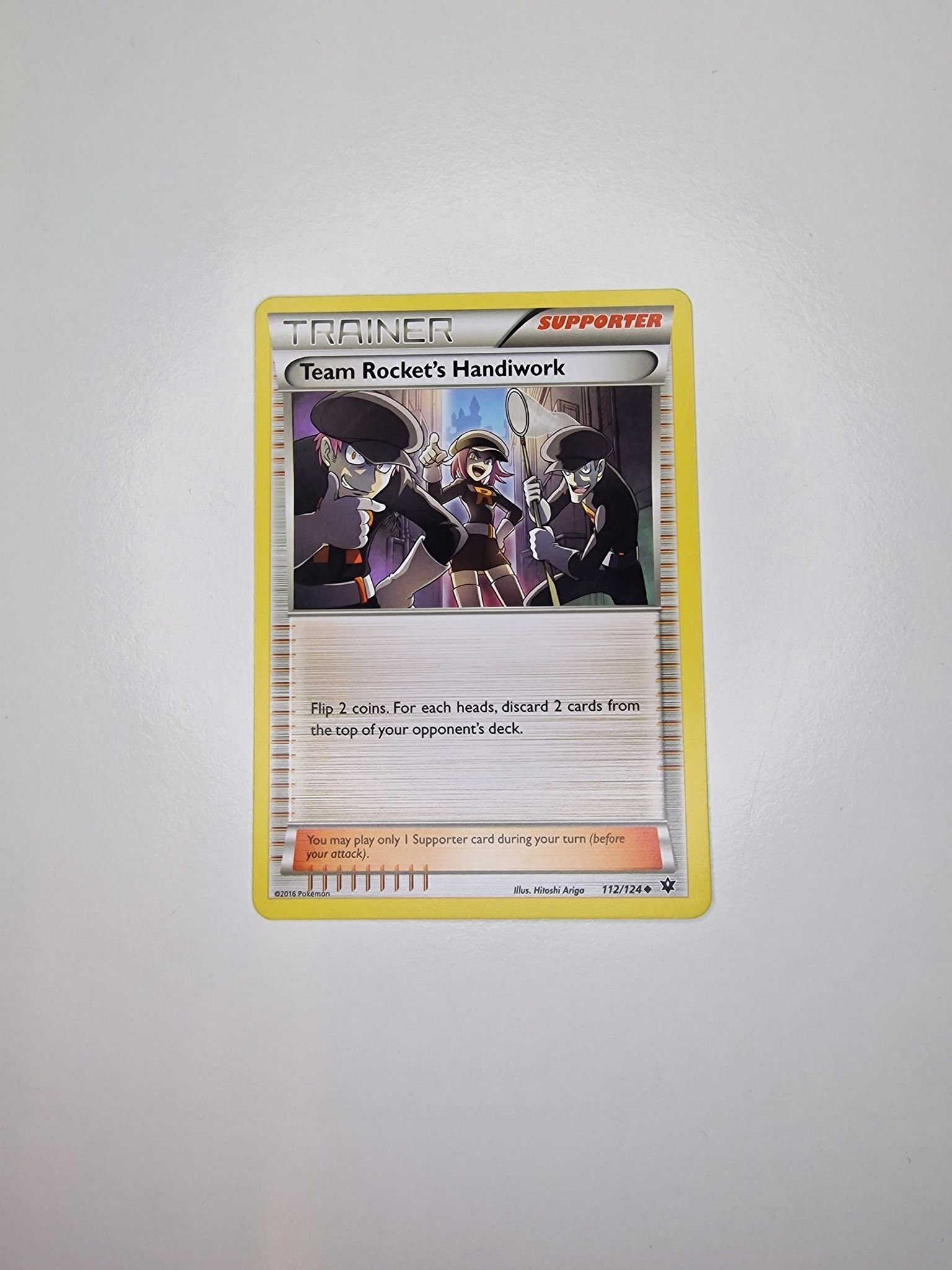 Pokémon Supporter Team Rocket's Handiwork 112/124 | Köp på Tradera ...