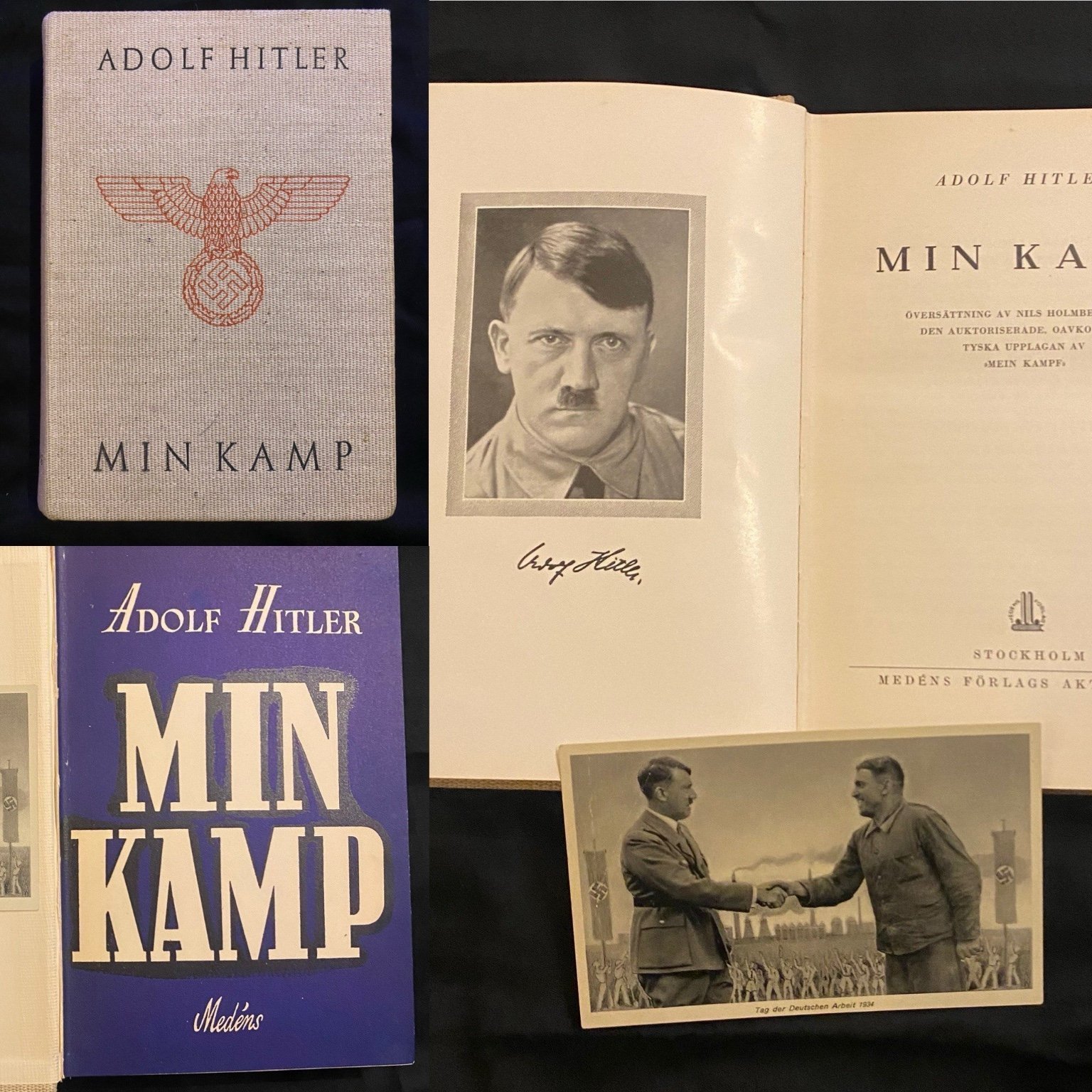 Adler MEDÈNS 1941 Finland, Mein Kampf A.Hitler... | Köp på Tradera ...