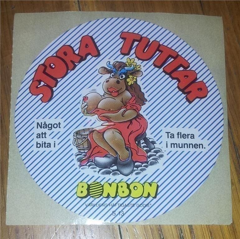 Stickers 90-tal: BONBON-godis: STORA TUTTAR *SI.. (351963016) ᐈ Köp på ...